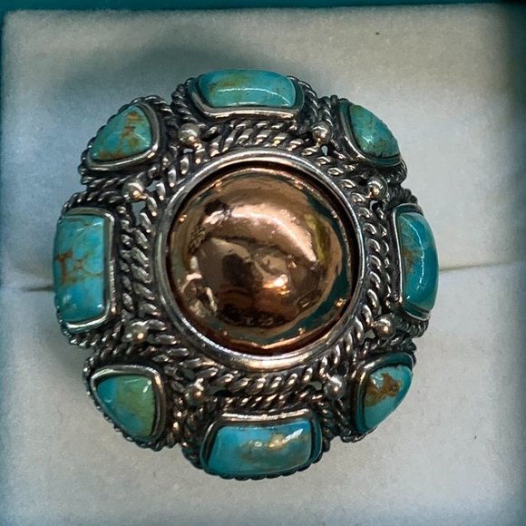 Studio Barse | Jewelry | Barse Turquoise And Copper Sterling Silver ...